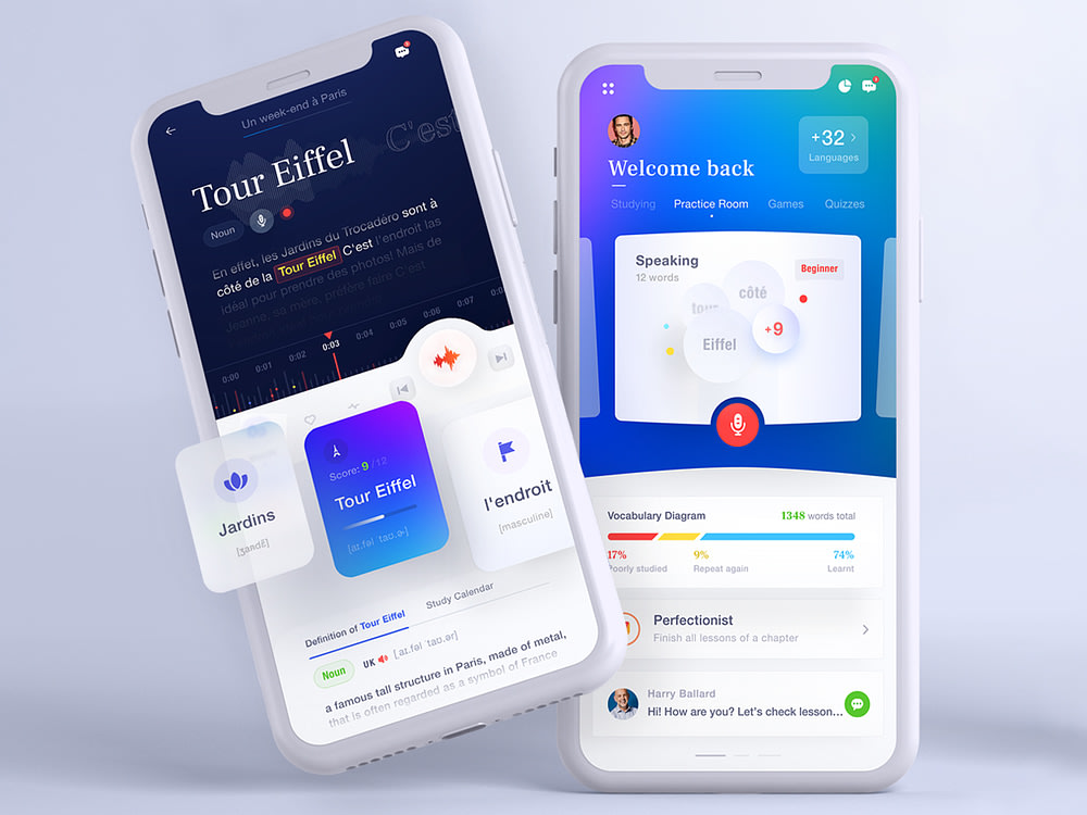 Customized UI/UX design for Android / iOS Mobile app | Upwork