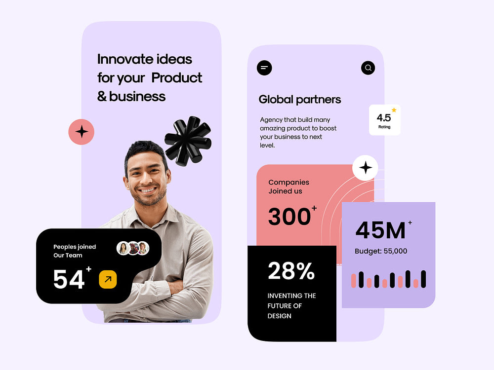 Customized UI/UX design for Android / iOS Mobile app | Upwork