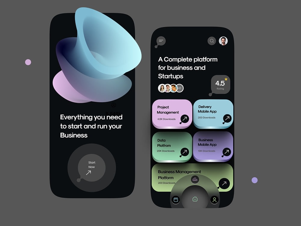 Customized UI/UX design for Android / iOS Mobile app | Upwork