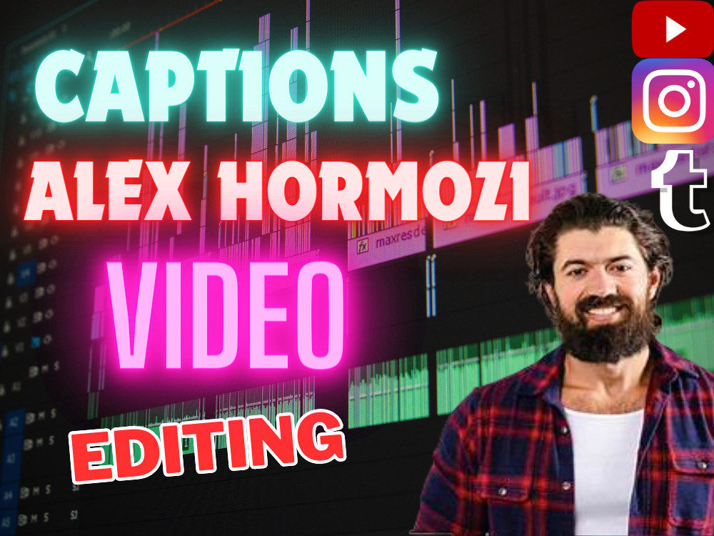Shorts, reels and tiktok in Alex Hormozi style. | Upwork
