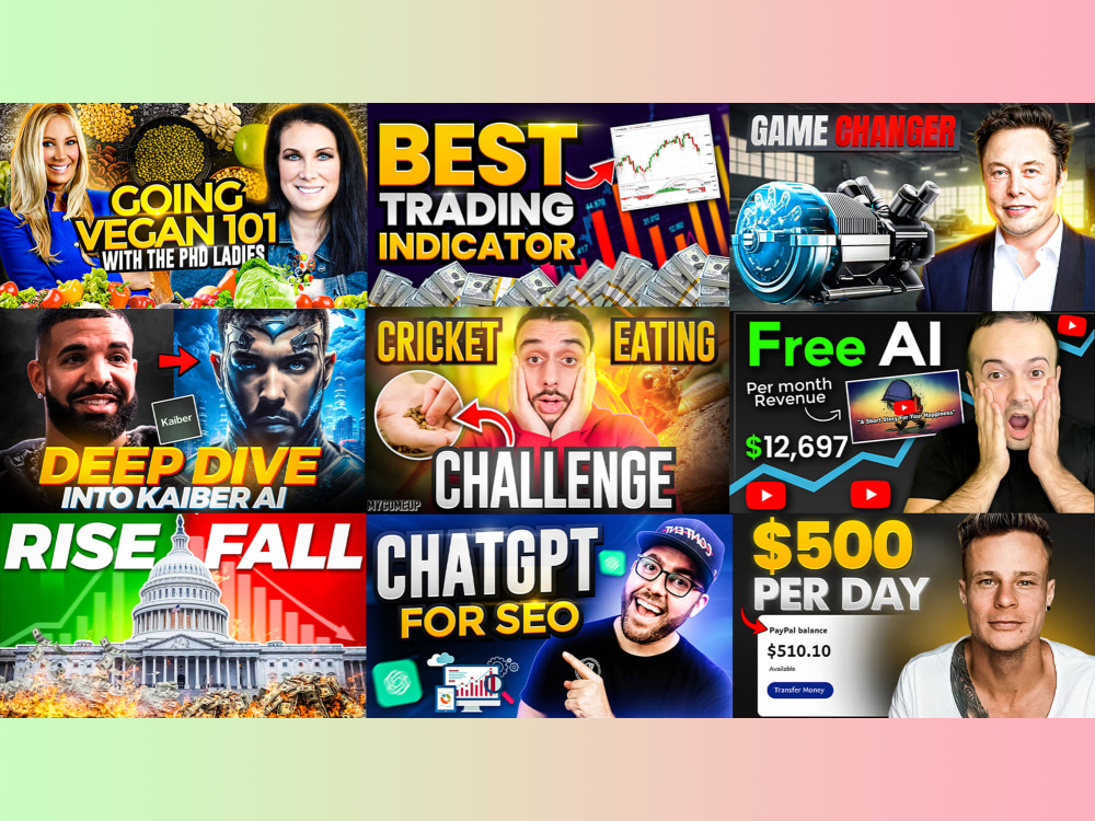 Unique and memorable thumbnail design | Upwork