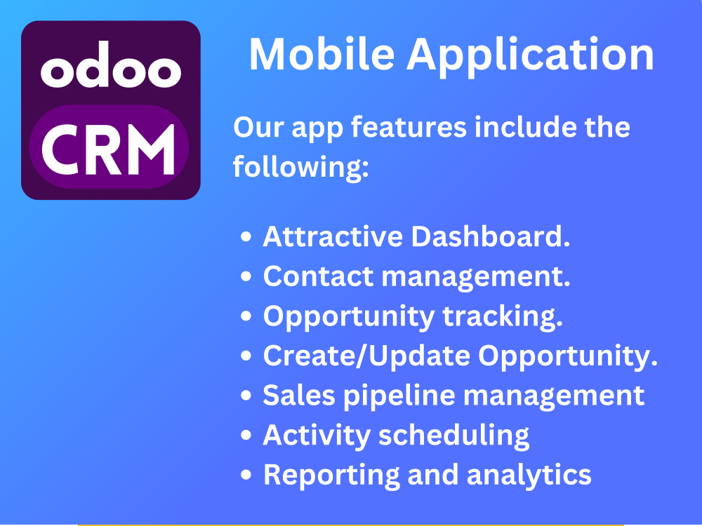 Odoo CRM Mobile Application | Upwork