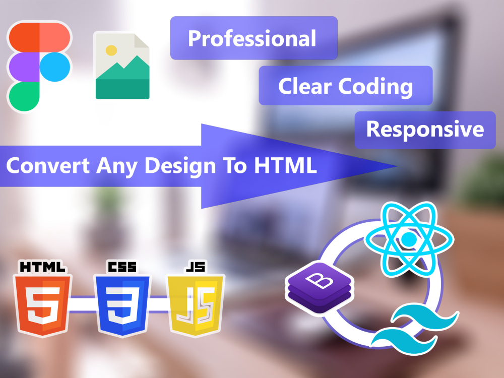 An awesome Website | Image to HTML, CSS, JavaScript, Frameworks as you ...