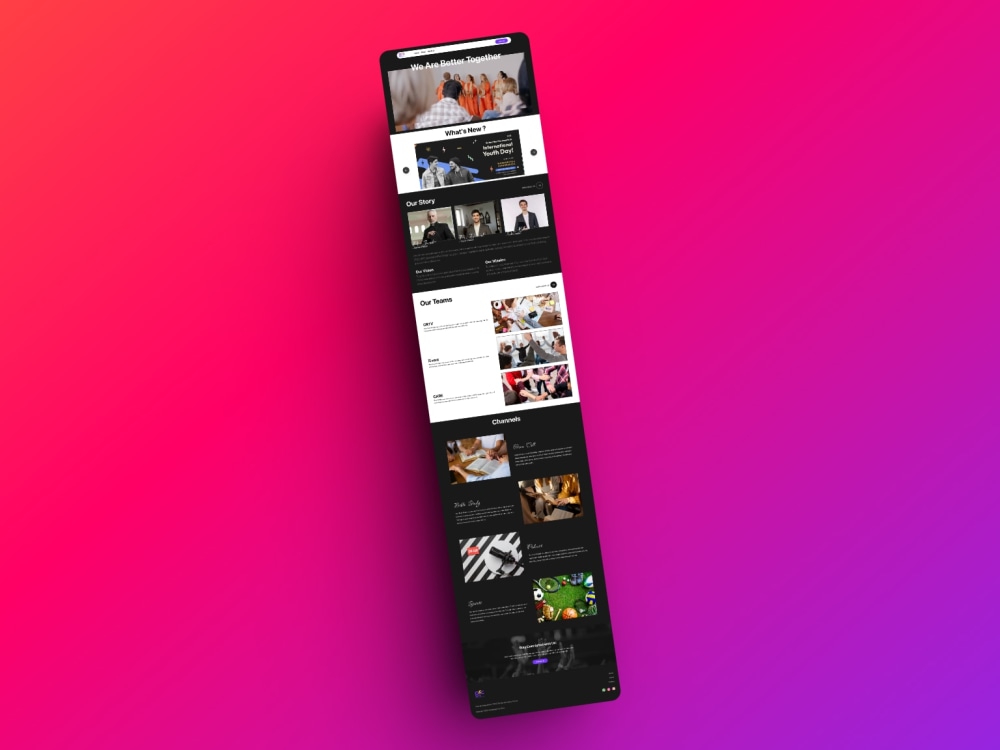 Modern and responsive website development with React & TailwindCSS | Upwork