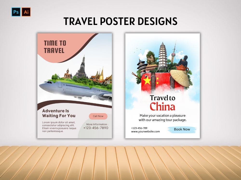 Corporate posters, travel posters and modern poster | Upwork