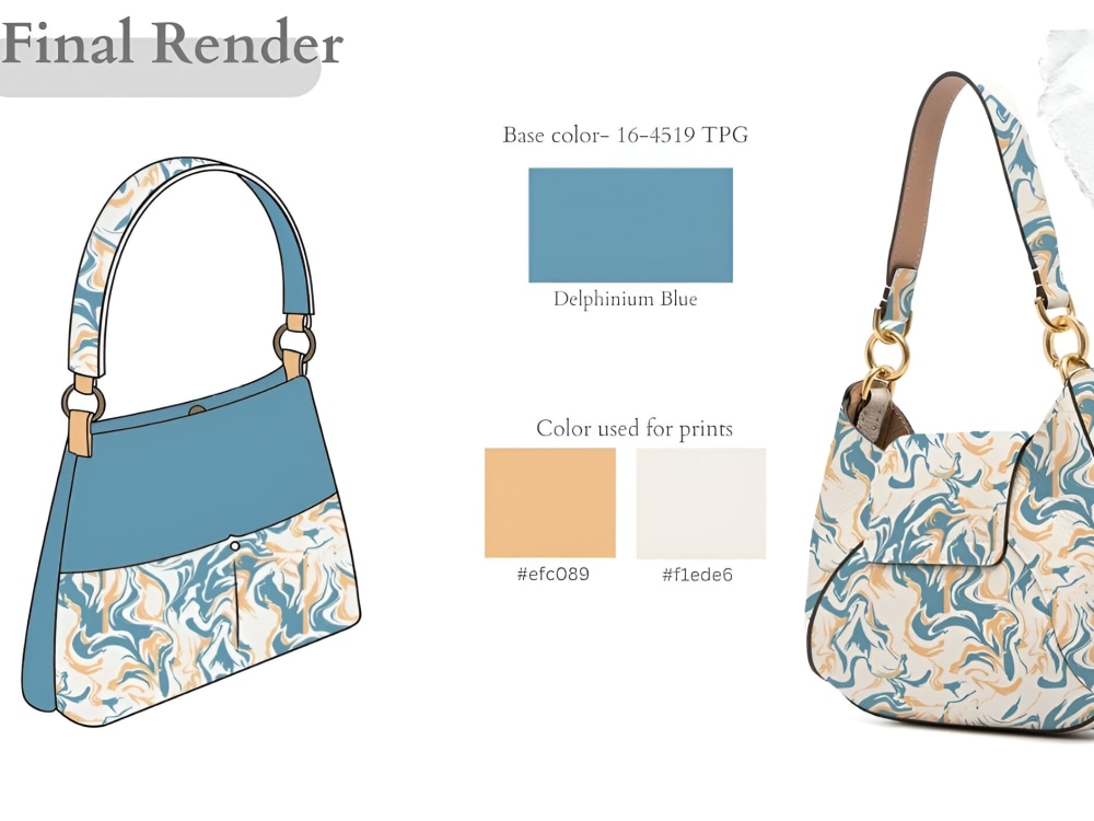 Surface digital Pattern, for clothing, Textile, hand bags, hats etc ...