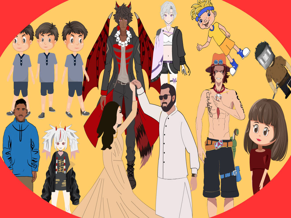 Fully rigged 2d character model for animation | Upwork