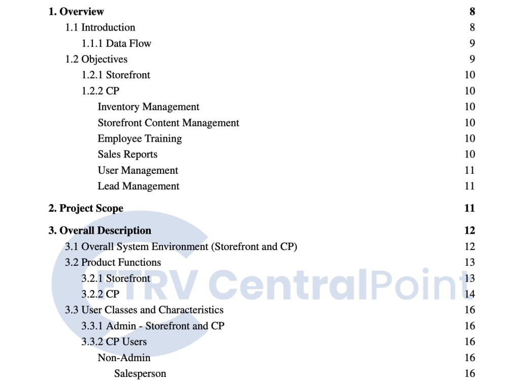 Software Requirements Specification (SRS) Documentation- Technical Document | Upwork
