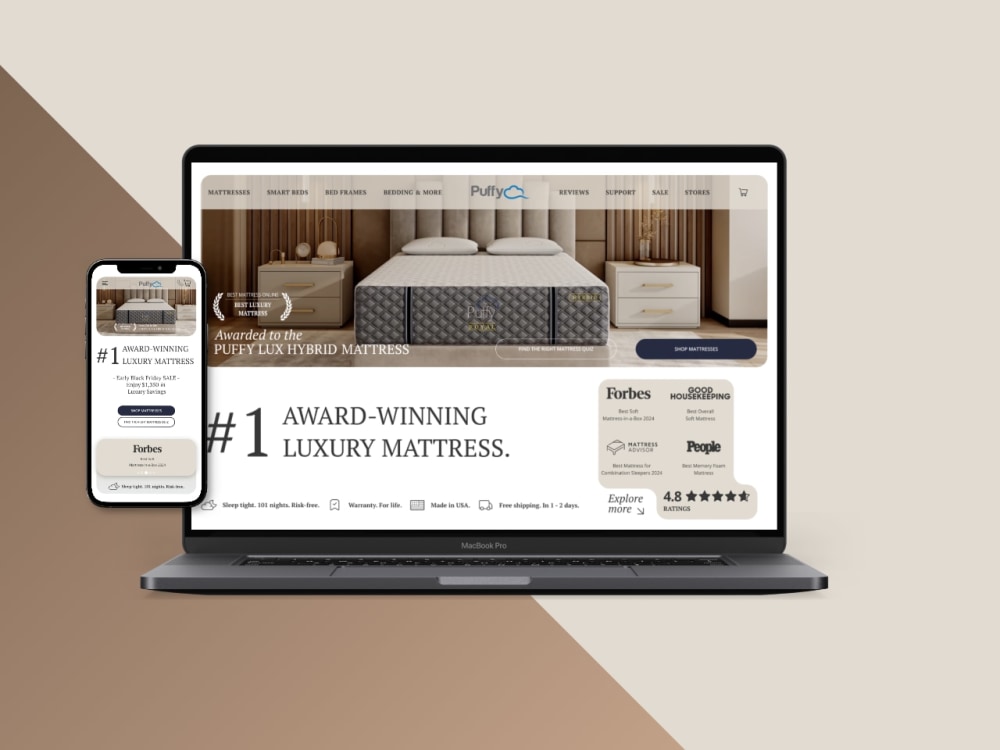 High-converting website or landing page design with a great UI/UX | Upwork