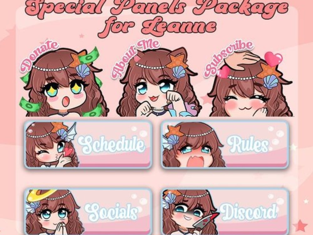 An amazing cute chibi twitch emotes and badges for streamers vtubers ... An amazing cute chibi twitch emotes and badges for streamers vtubers ...