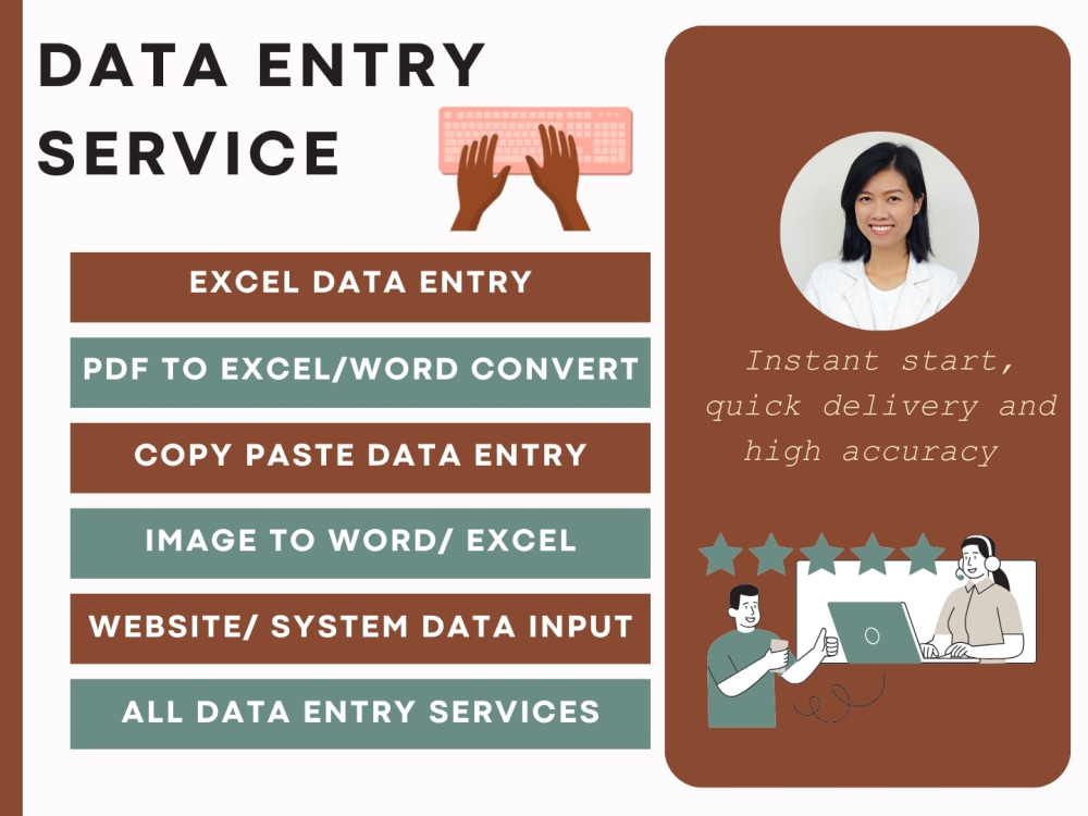Professional & 100% Accuracy Data Entry Services | Upwork