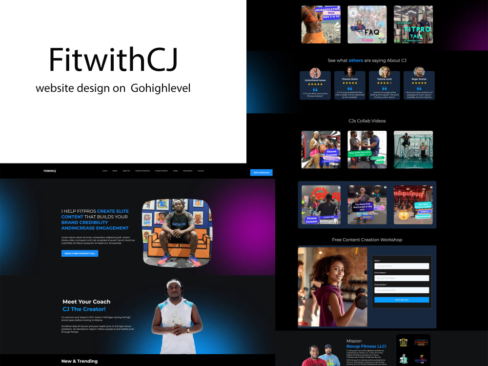 Your figma design on clickfunnel , clickfunnel 2.0 and Go highlevel ...