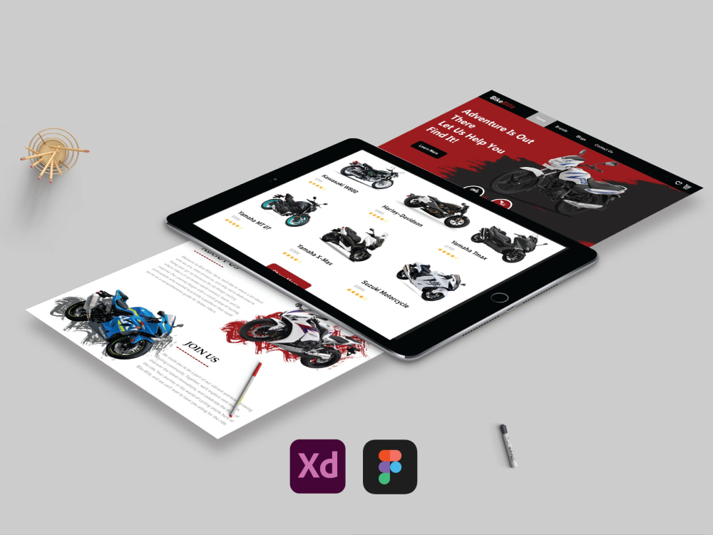 Stunning Websites and Landing Page UI/UX Designs in Figma or Adobe XD ...