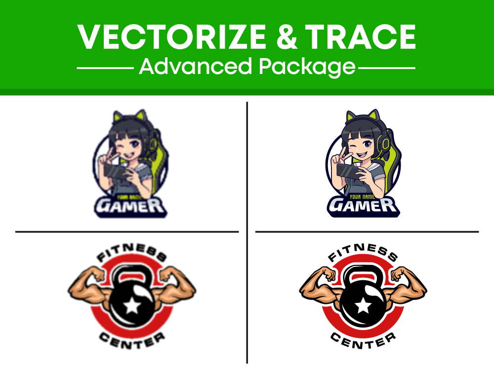 Custom Vectorize service, Image To Vector, Recreate Logo, Custom Logo | Upwork