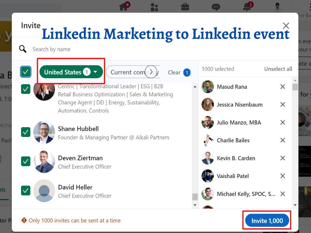 Linkedin Event Marketing Through Invites | Upwork