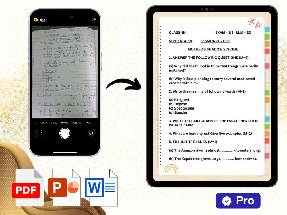 Quality transcription of handwritten documents to digital format | Upwork