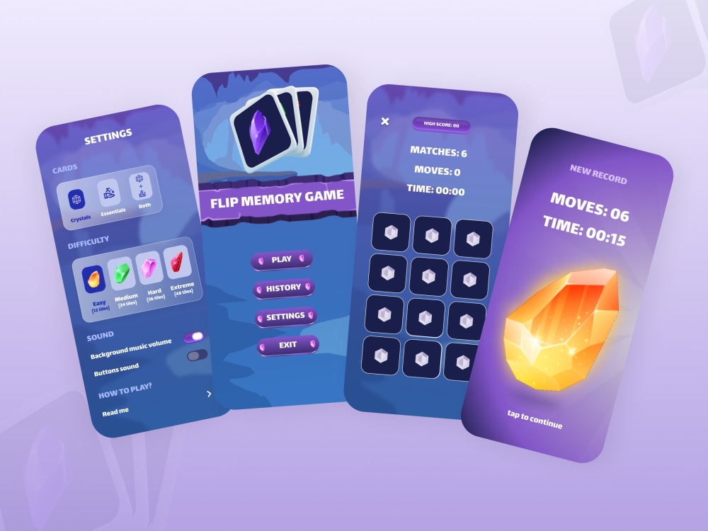 A Professional 2d and 3d mobile game UI UX design | Game art | Upwork