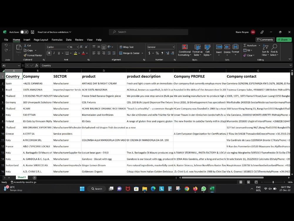 Excel/spreadsheet data entry, copy/paste, cleaning and formatting service | Upwork