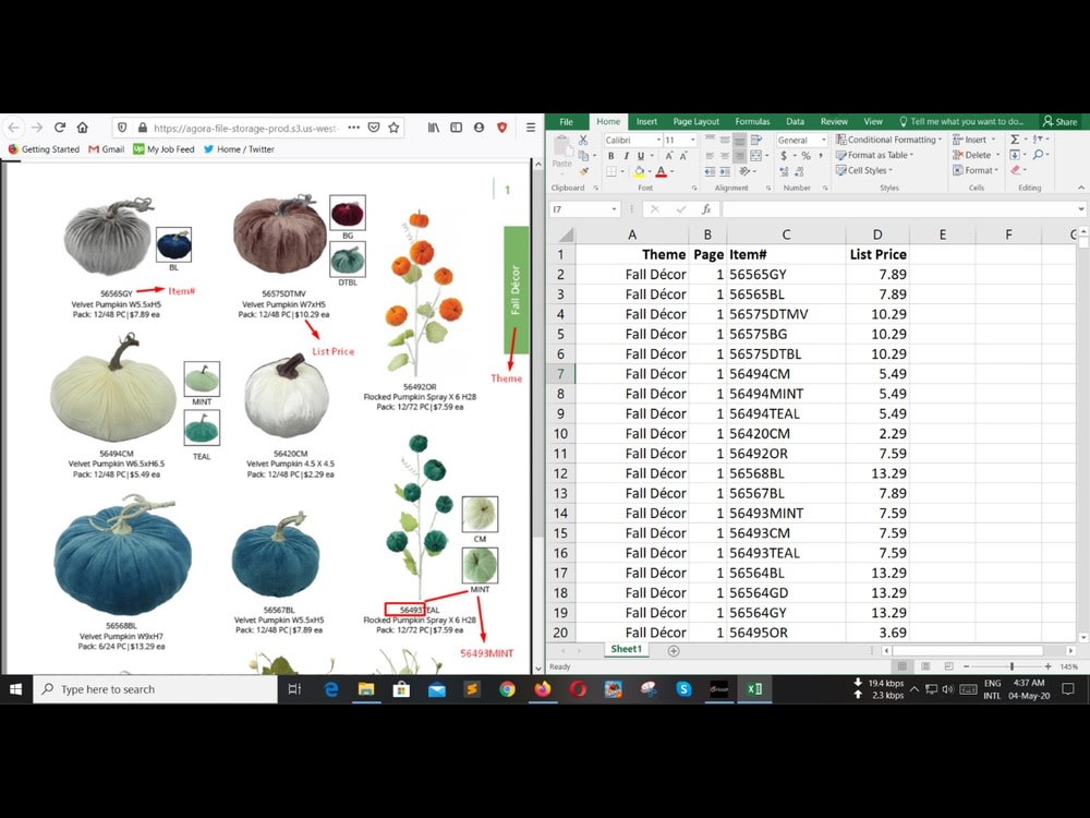 Excel/spreadsheet data entry, copy/paste, cleaning and formatting service | Upwork