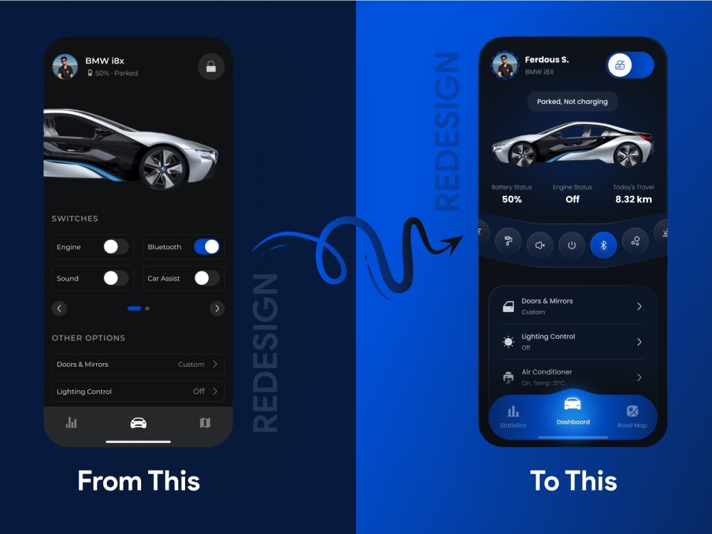 A redesign or revamp for your mobile app, UI Designer, Figma, App ...