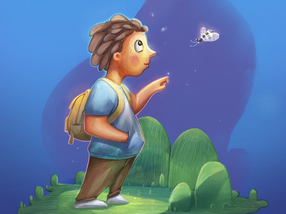 Colorful children's book illustration | Upwork