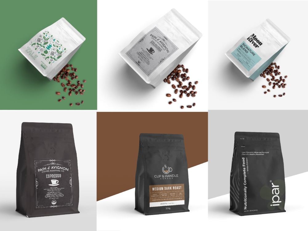 Coffee label design, packaging label design | Upwork