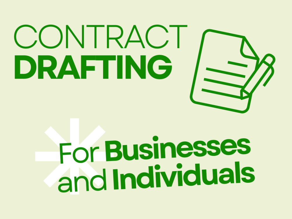 Strategic Contract Drafting for Businesses and Individuals | Upwork