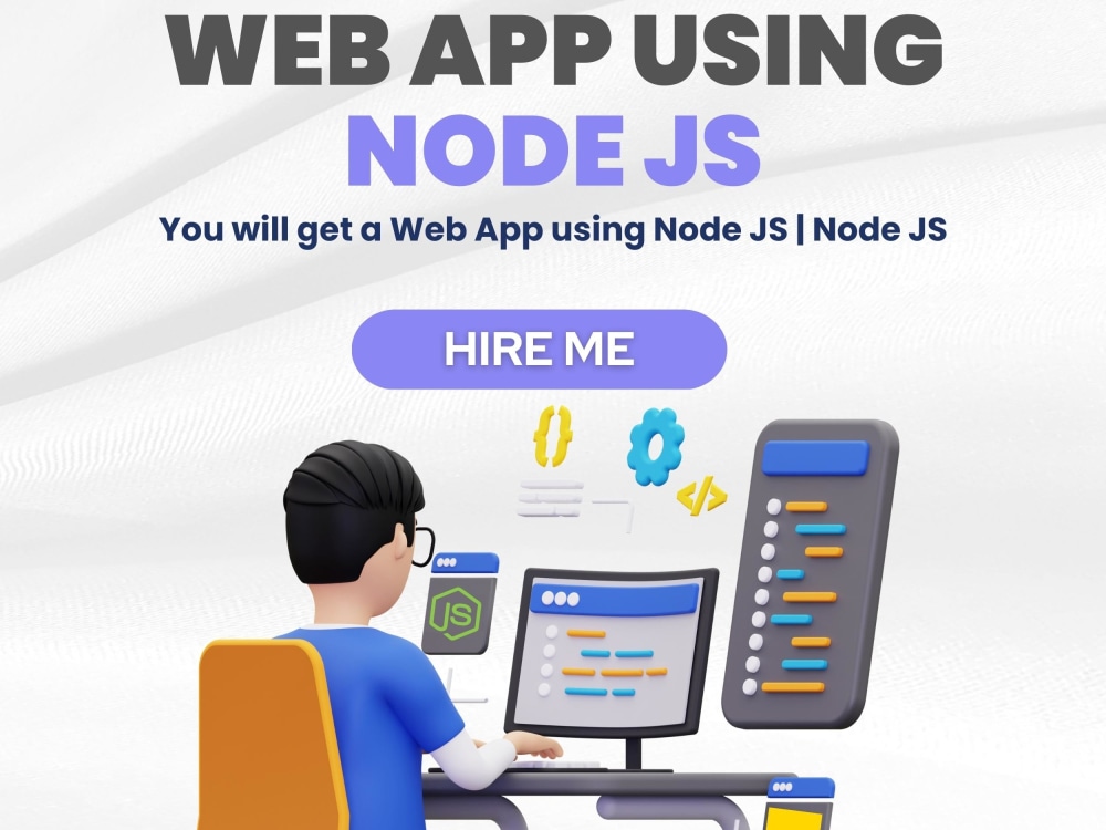 A Web App using Node JS | Node JS | Upwork