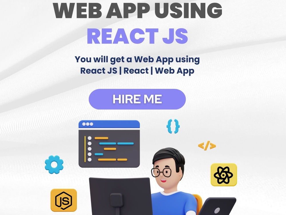 A Web App using React JS | React | Web App | Upwork