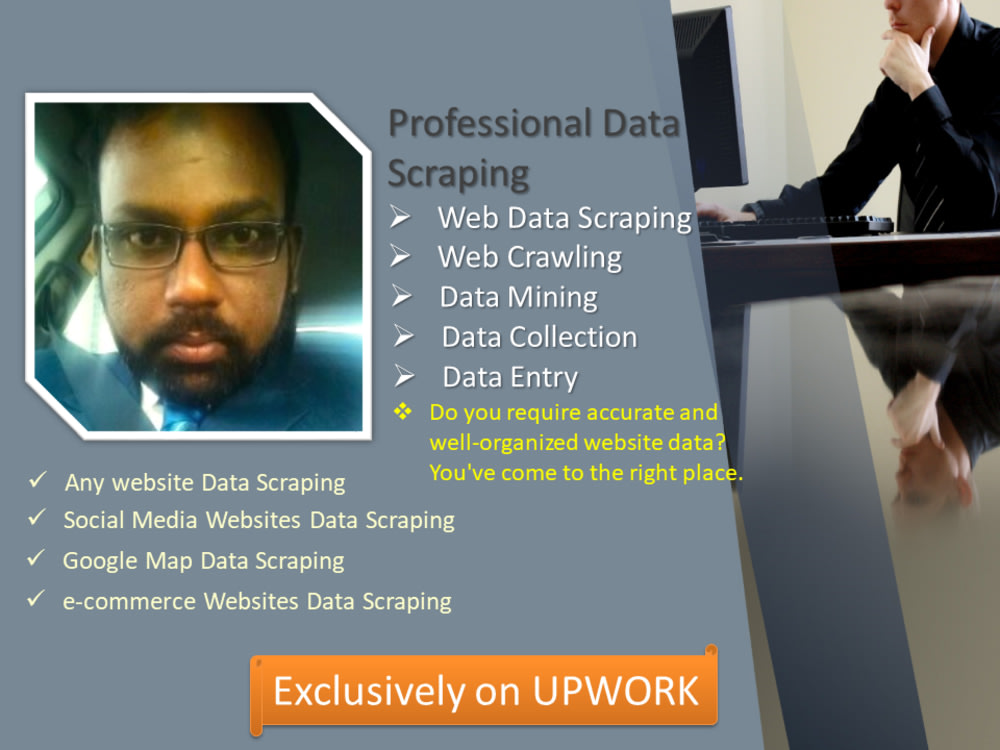 Accurate and well-organized any website data scraping within 24 to 48 hours | Upwork
