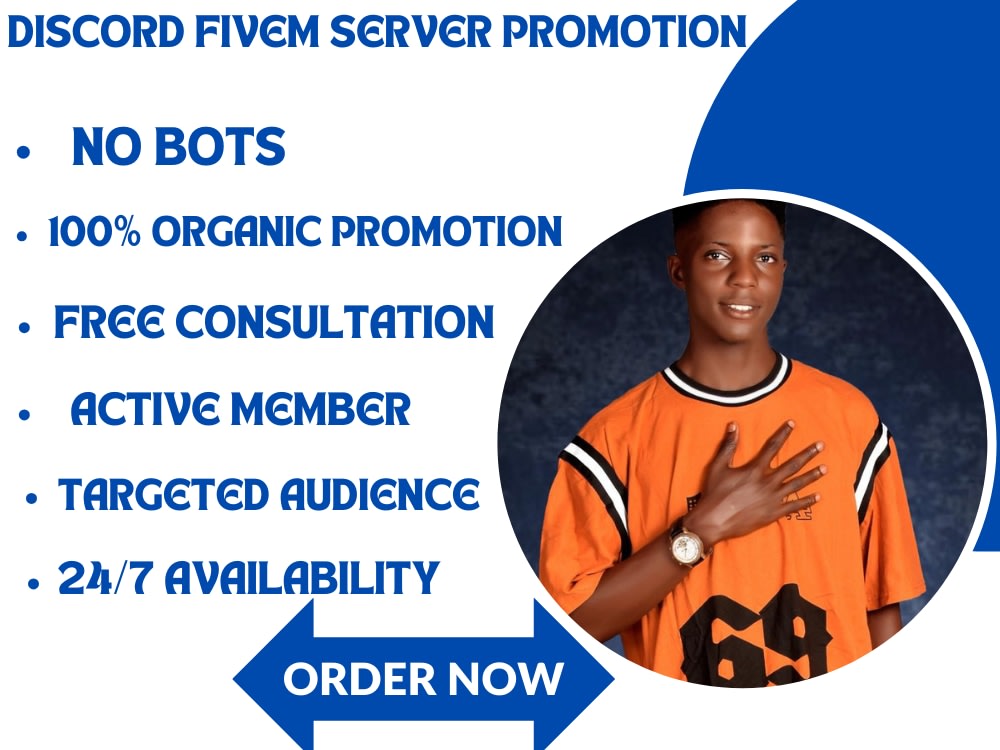 A real and organic discord server, fivem server, promotion server ...