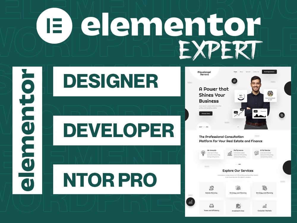 Elementor Expert, Elementor Designer, Elementor Pro, Elementor Developer | Upwork