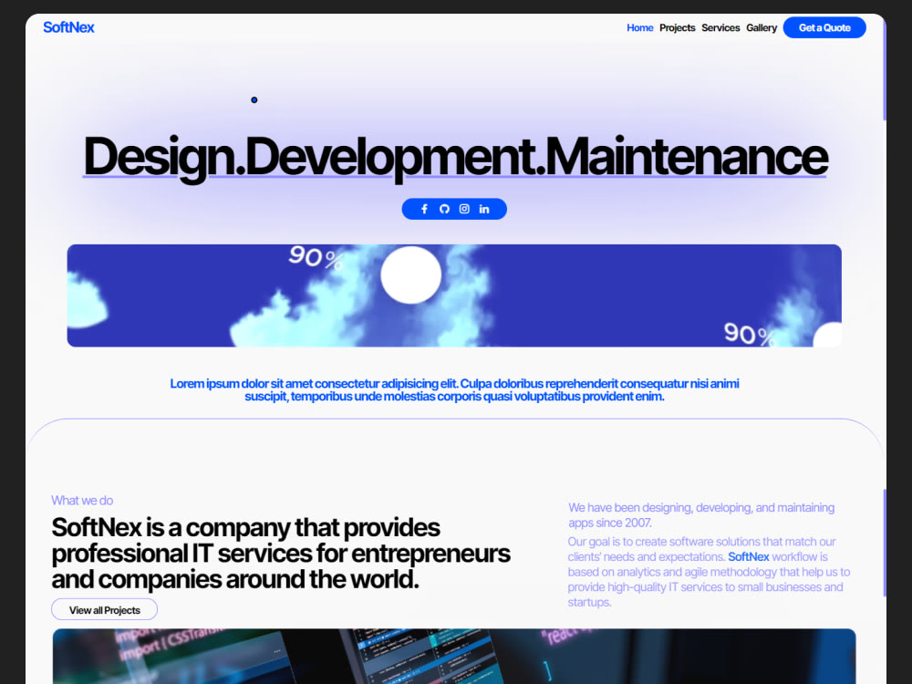 Front-End Development of your website | HTML, Tailwind CSS, JavaScript | Upwork