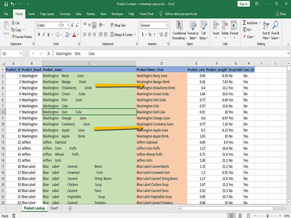 A cleaned excel/google sheet contact database | Upwork
