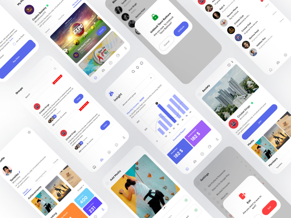 A splash screen with 3 iterations | Upwork
