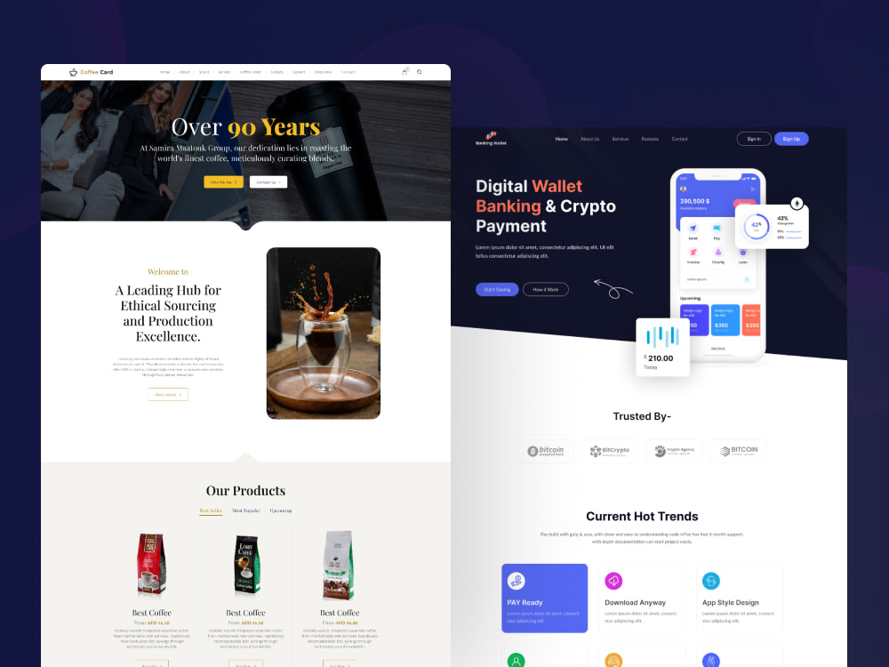 Figma design, website ui design, figma website and landing page | Upwork