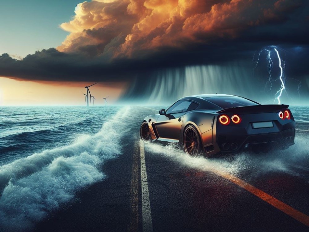 Realistic automotive photography of cars in a realistic environment ...
