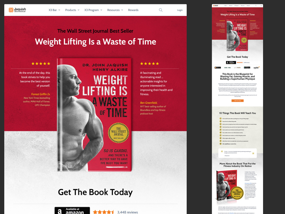 A custom unique landing page | Upwork