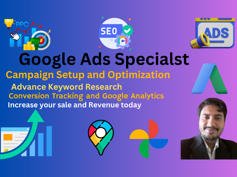 Setup Google ad campaign management and Conversation tracking PPC | Upwork