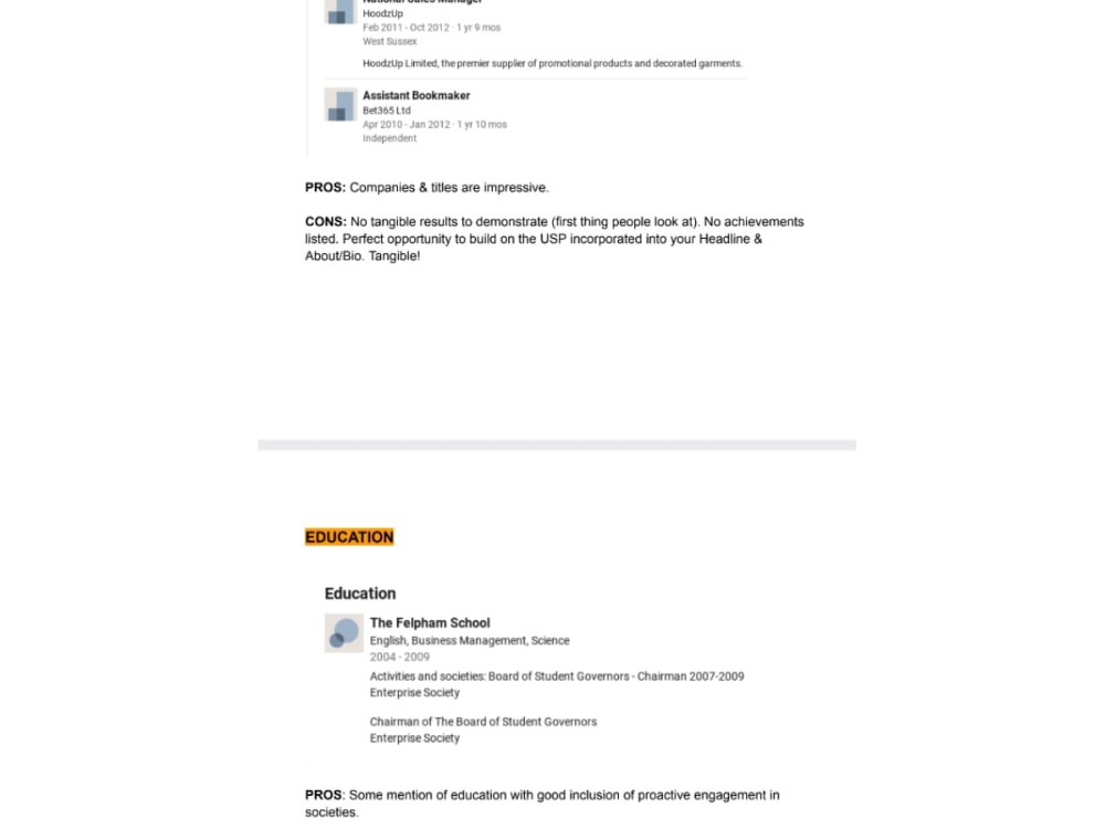 An Optimised Linkedin Profile To Maximise Your Branding And Generate Leads Upwork