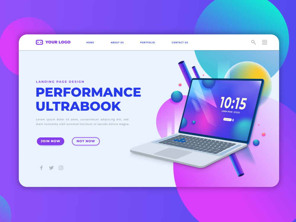 A modern and responsive website design in 10 hours | Upwork