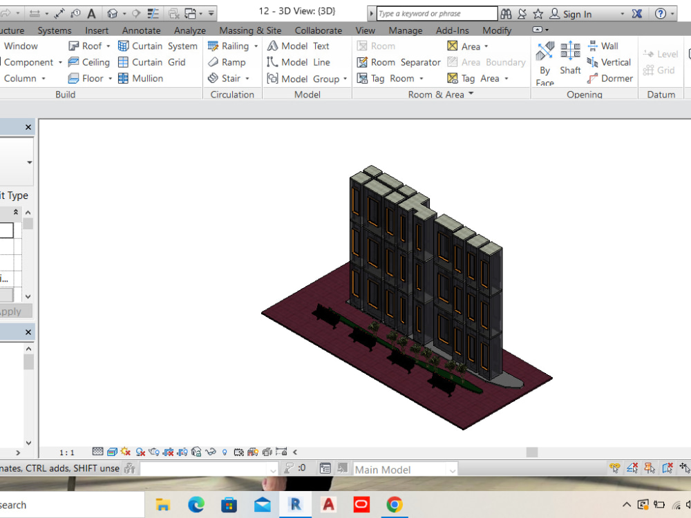 Revit structure design for business park | Upwork