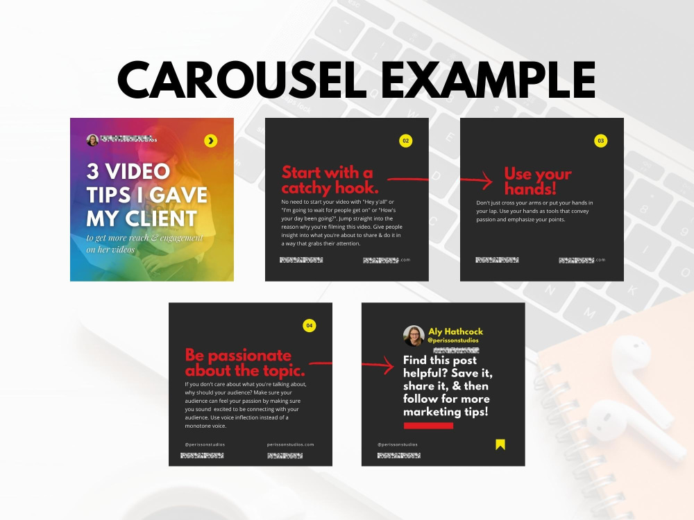High-converting Carousel content for Instagram or Meta | Upwork