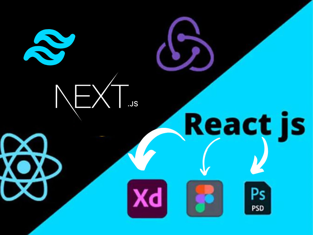 A React Developer to convert PSD to a React website using Next.js. | Upwork