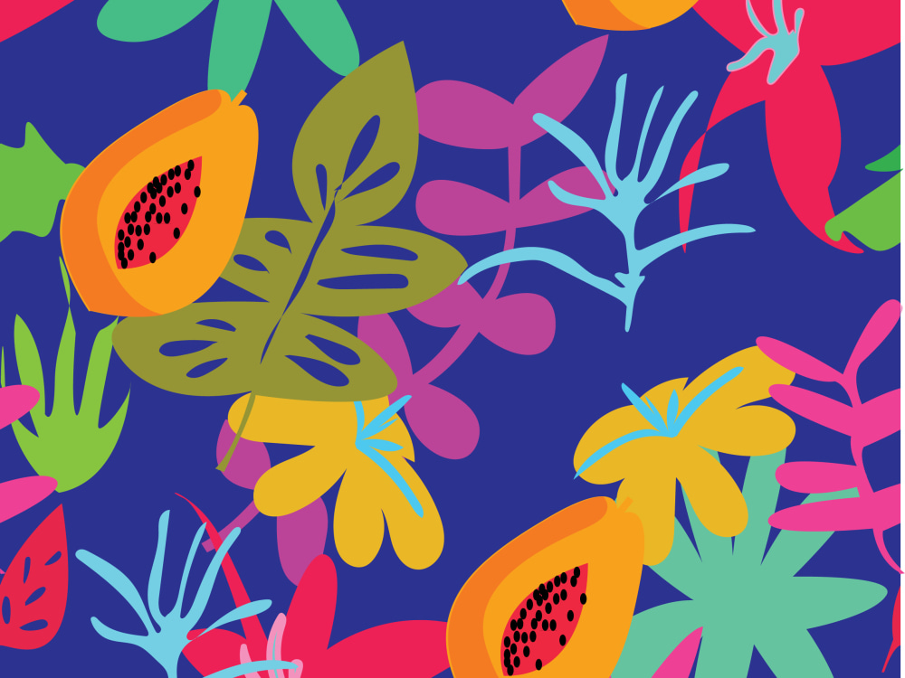 Seamless textile print pattern | Upwork