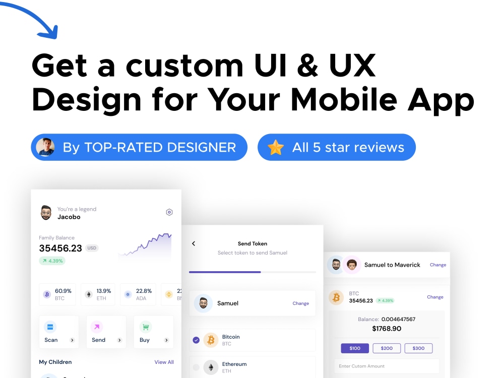 A high converting UX/UI design for mobile app | Upwork
