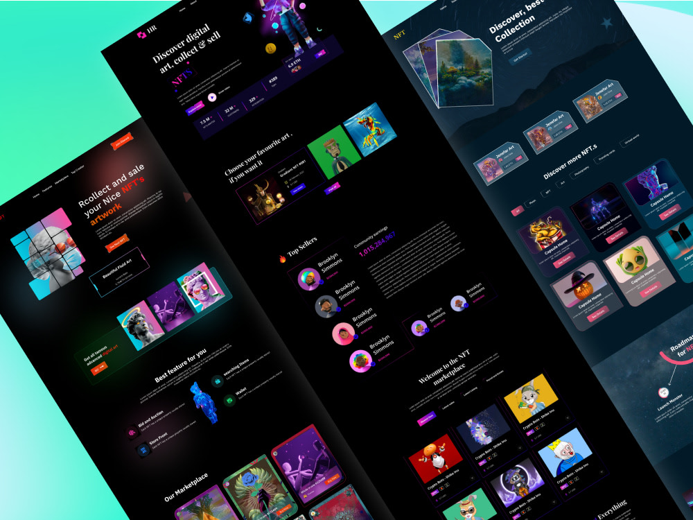 A modern, clean, and trendy web landing page UI UX design | Upwork