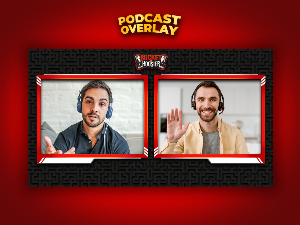 Cool overlay and border for your podcast | Upwork