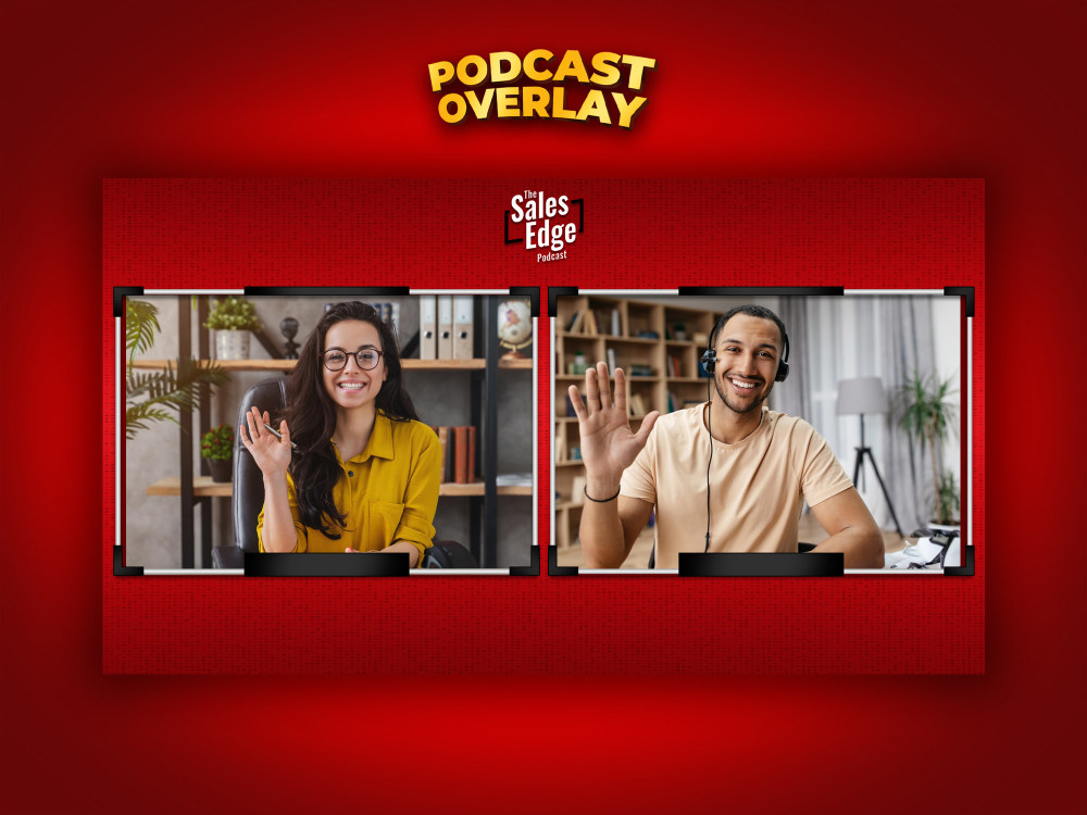 Cool overlay and border for your podcast | Upwork