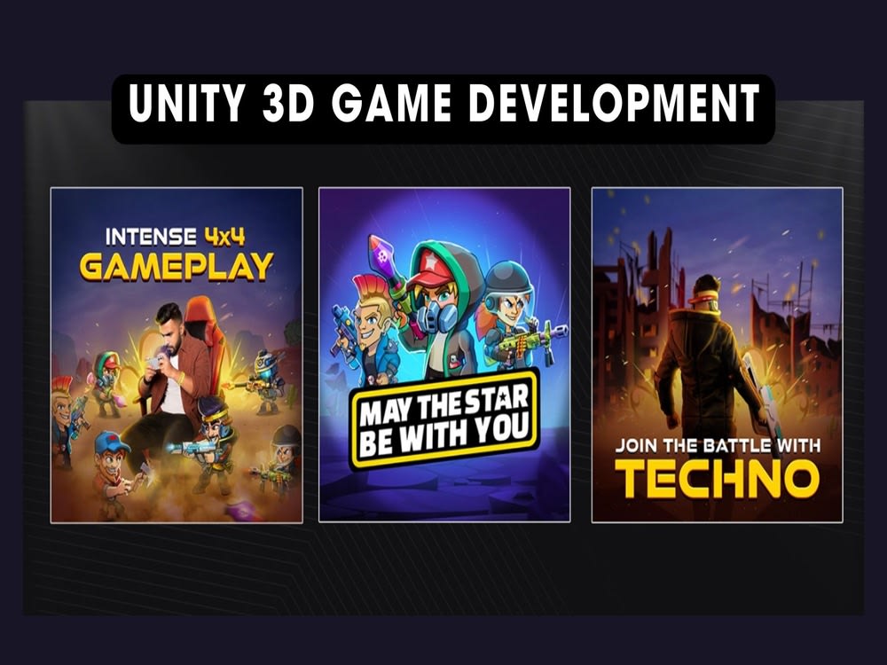 Best unity 3d game development & game art designing | Upwork